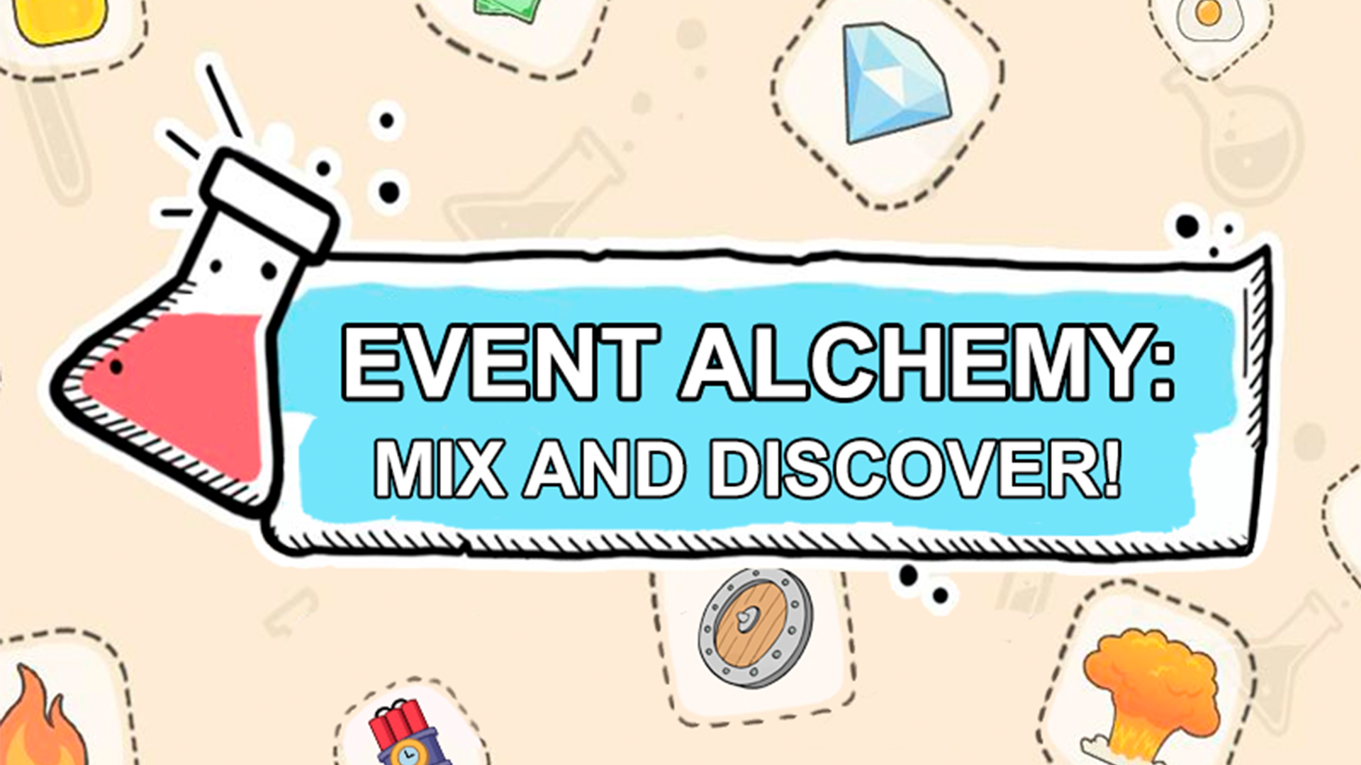 Event Alchemy: Mix and Discover! — play on Playgama (by Ivan Popenya)