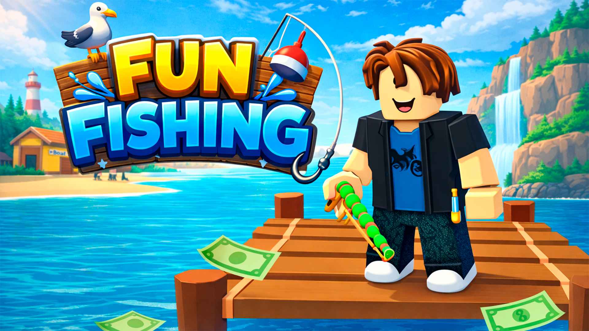 Fun fishing — play on Playgama (by Dmitriy Kurylev)
