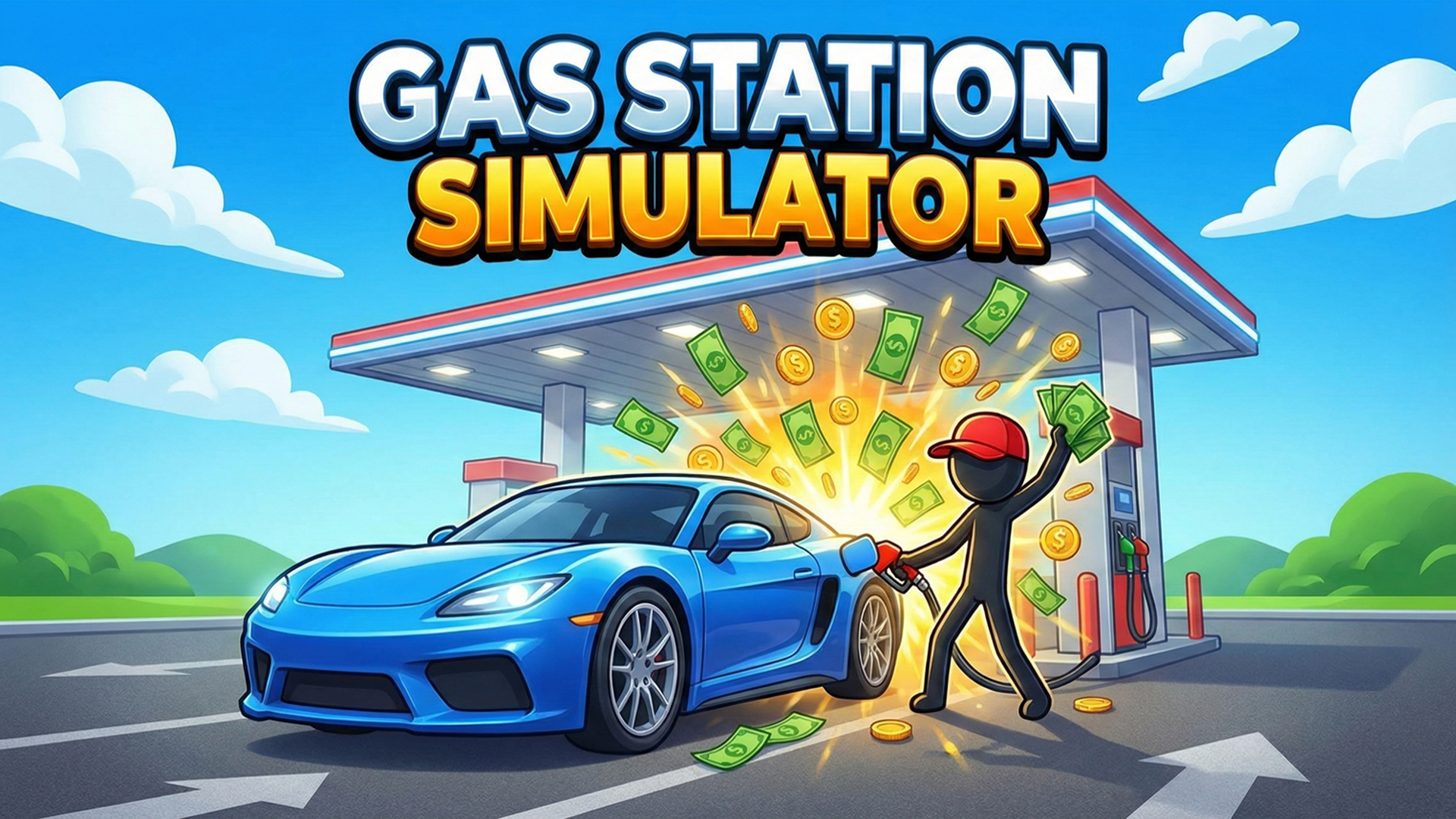 Gas Station Simulator — play on Playgama (by Dmitriy Kurylev)