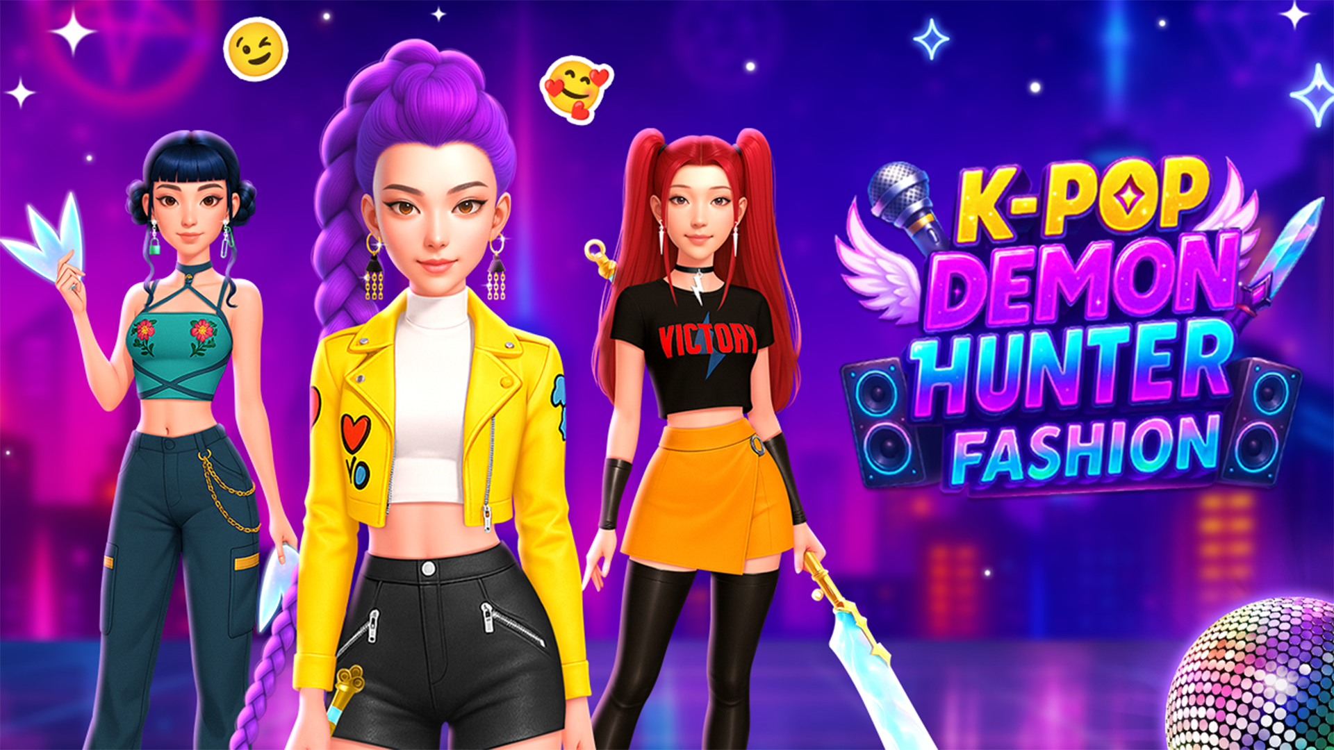 K-Pop Demon Hunter Fashion — play on Playgama (by Fabbox Studios)
