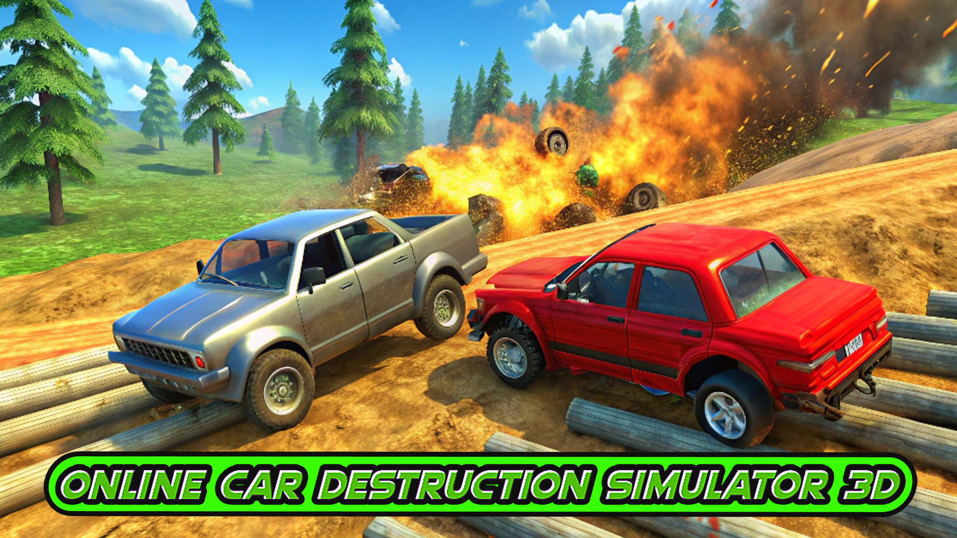 Online Car Destruction Simulator 3D — play on Playgama (by KreizLand)