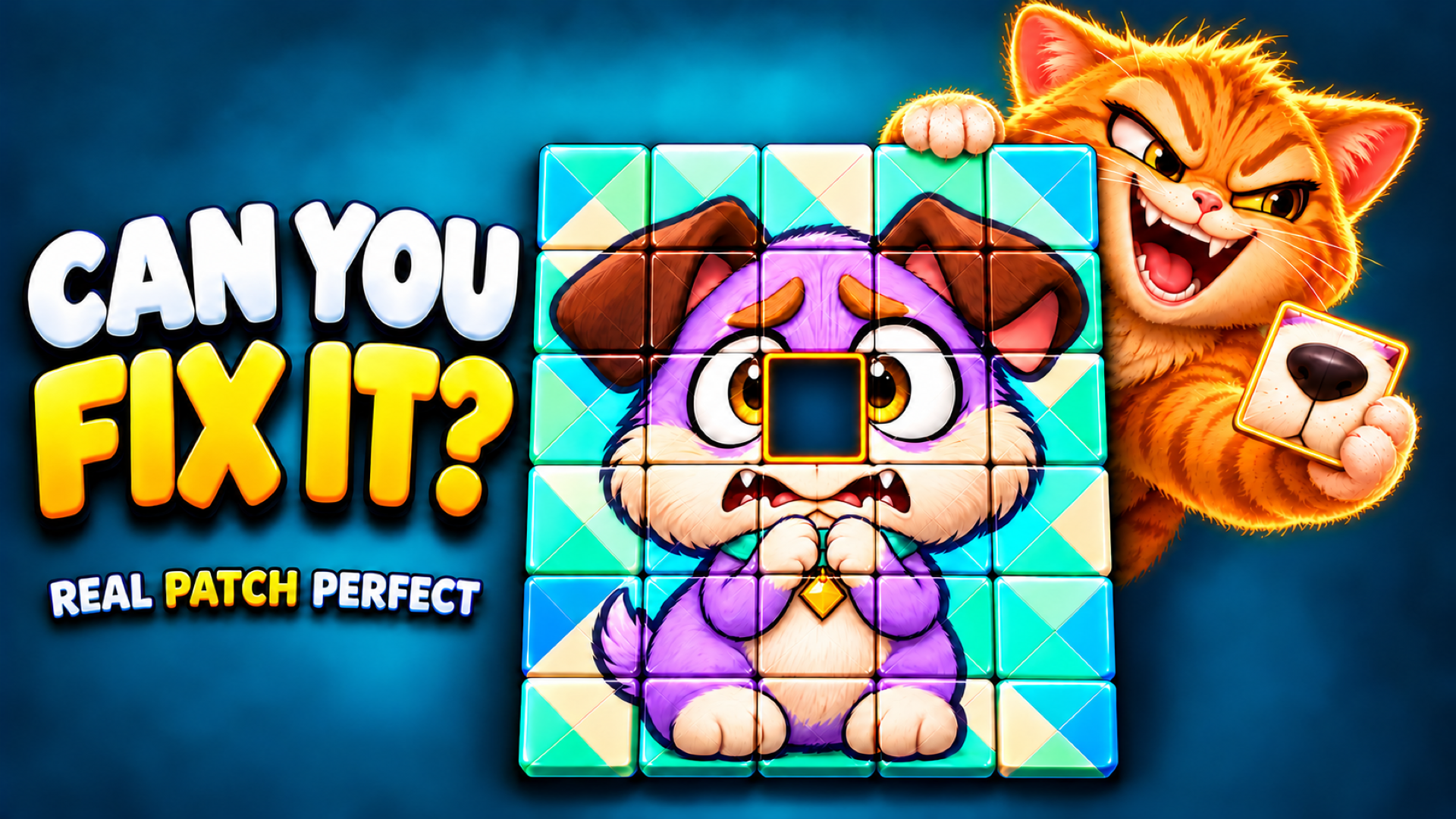 REAL PATCH PERFECT Matching Puzzle Game | Playgama