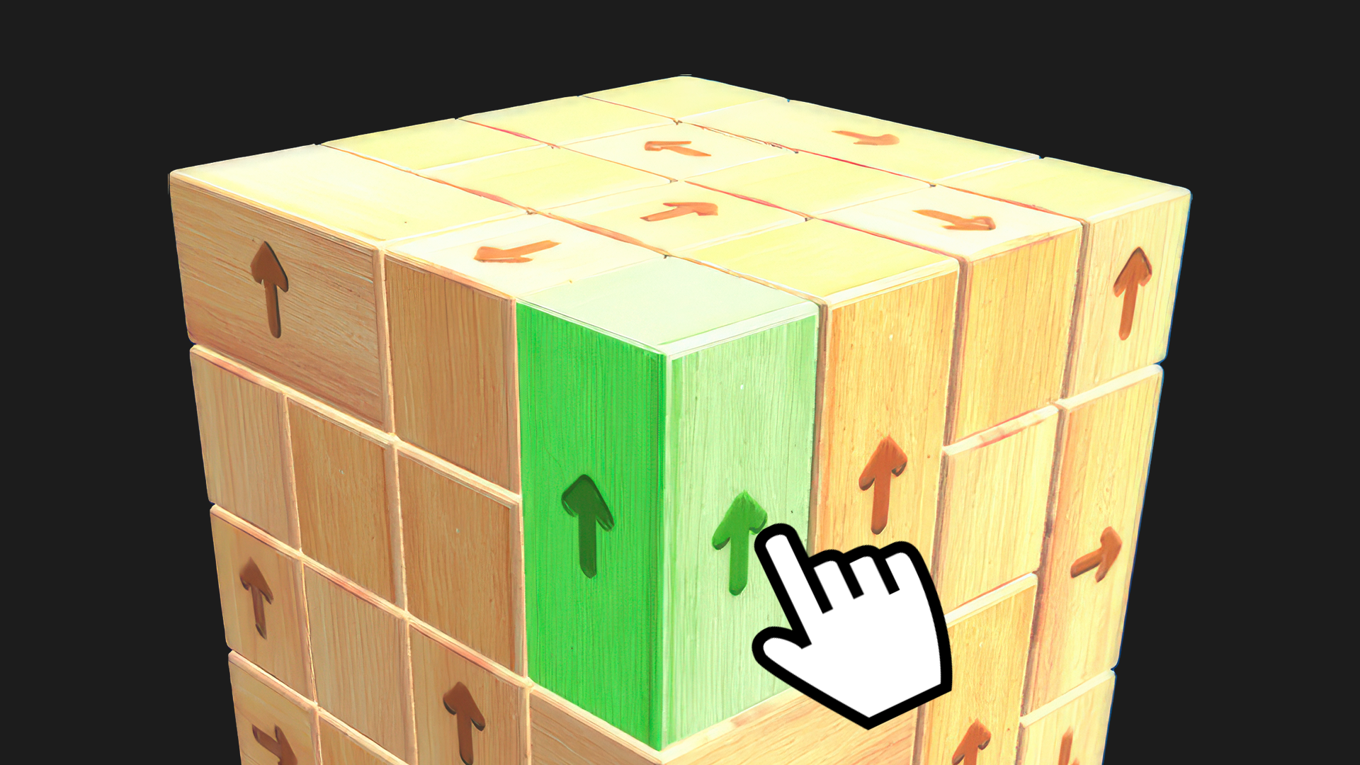 Tap 3D Wood Block Away — play on Playgama (by Playmarketing OU)